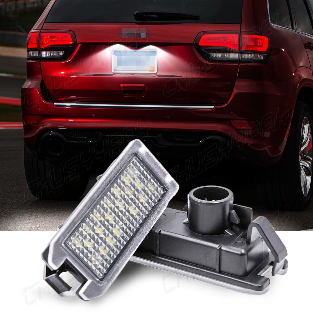 LED License Plate Light Tag Lamp Assembly For Jeep Patriot 2014-2017 ...