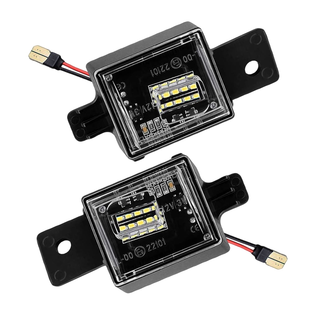 LED License Plate Light Tag Lamp Assembly Replacement For 2014-2020 ...