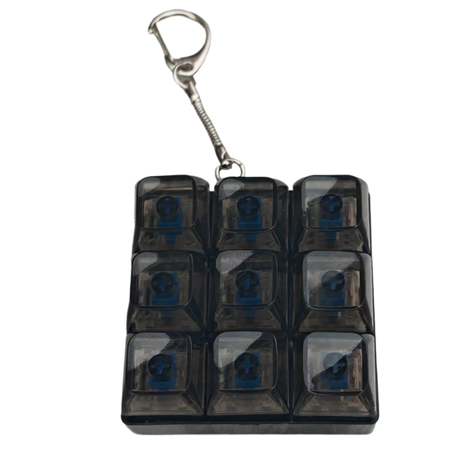 9 Button Keyboard Fidget Keychains Light Up Funny with LED Light Stress ...