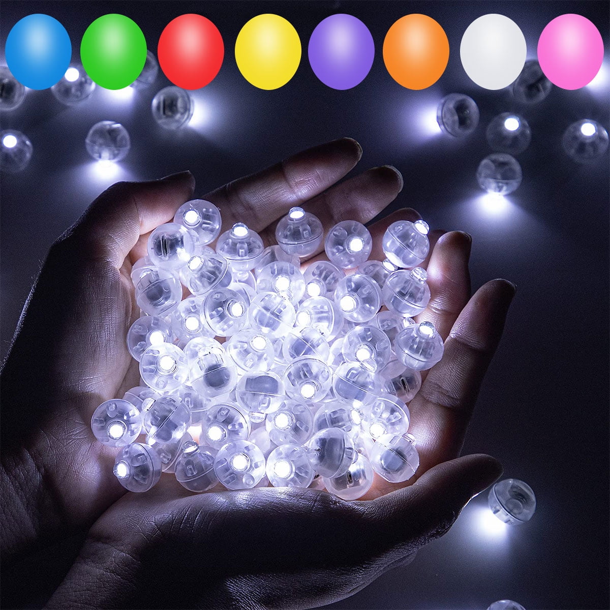 LED Light Balloons for Magical White Party Decor, Long Standby Time ...