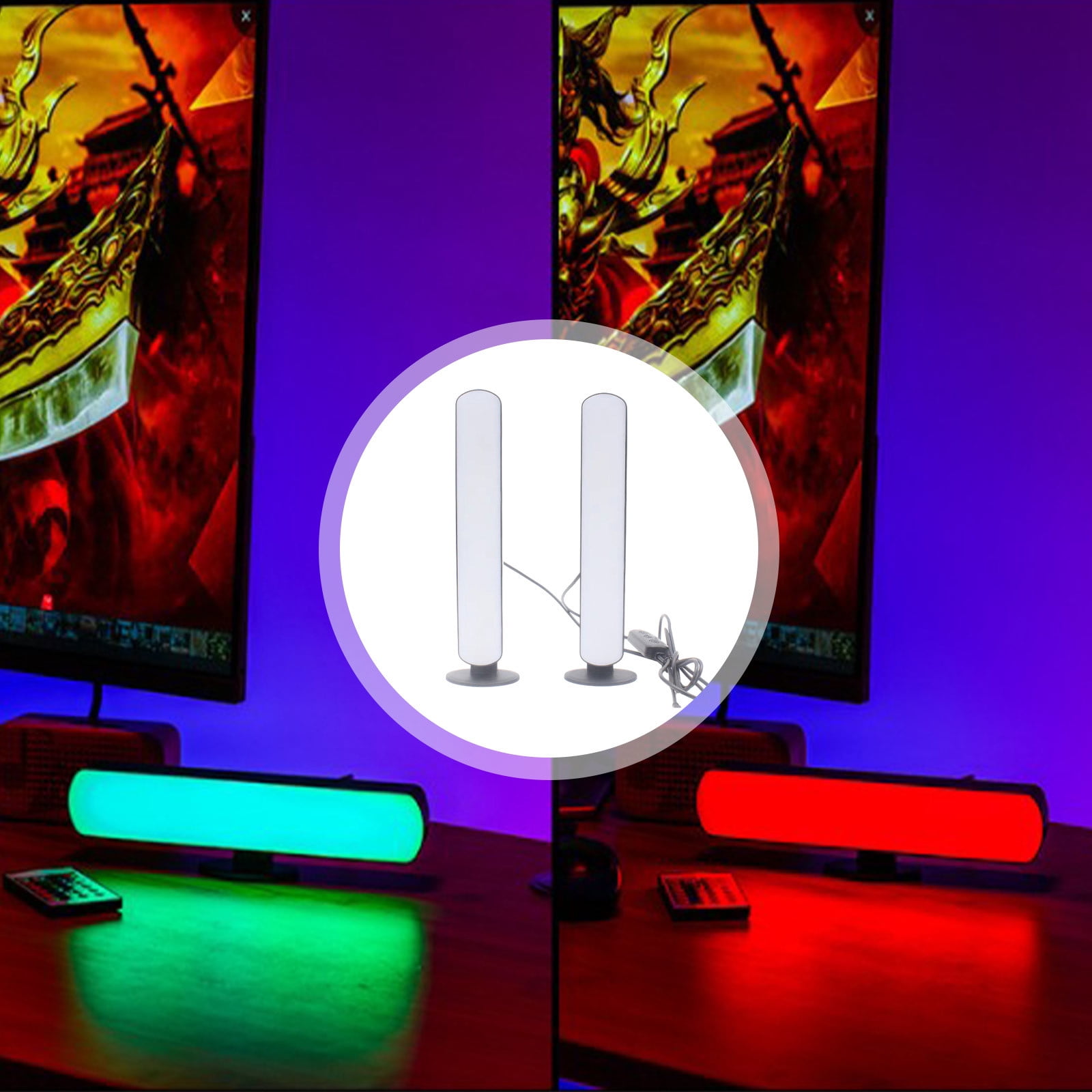LED Light Bars,9.7 Inches Backlight,Smart Light Bars with Multiple ...