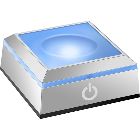 LED Light Base Spherical Show Ball Stand for 3D Glass Art with ...