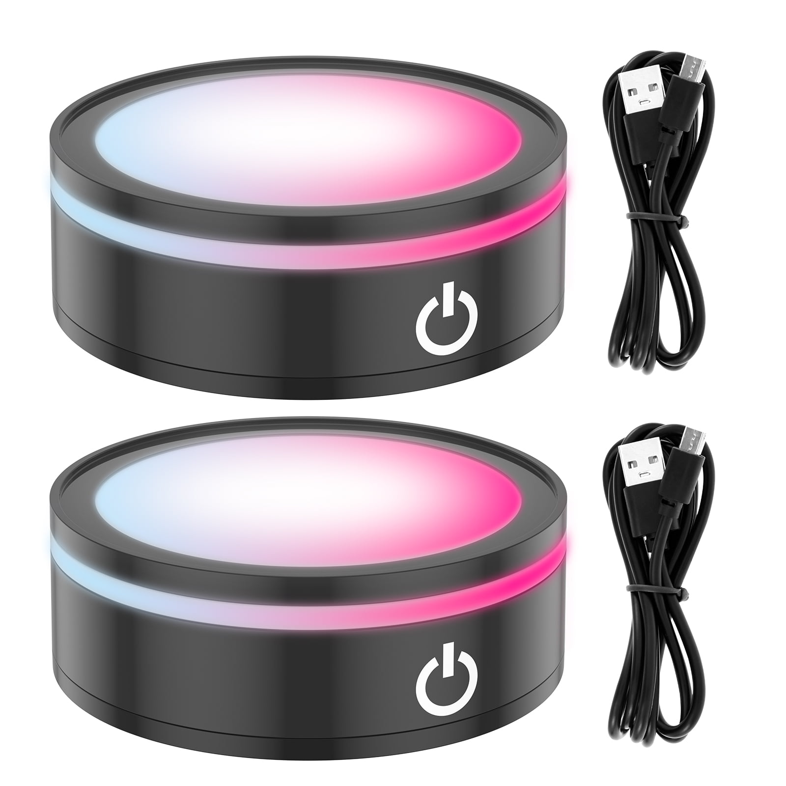 LED Light Base Touch Control Light Display Base 6 Lighting Modes LED ...