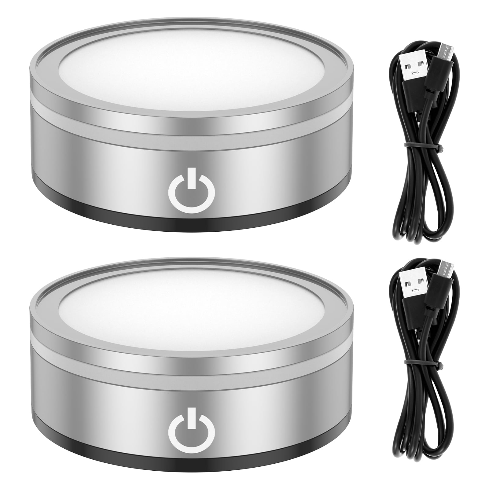 LED Light Base Touch Switch LED Display Base 6 Lighting Modes Light ...