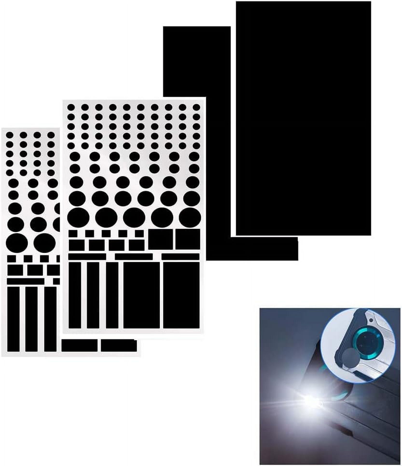 LED Light Blocking Stickers(4 Sheets), LED Light Blackout Sticker Light ...