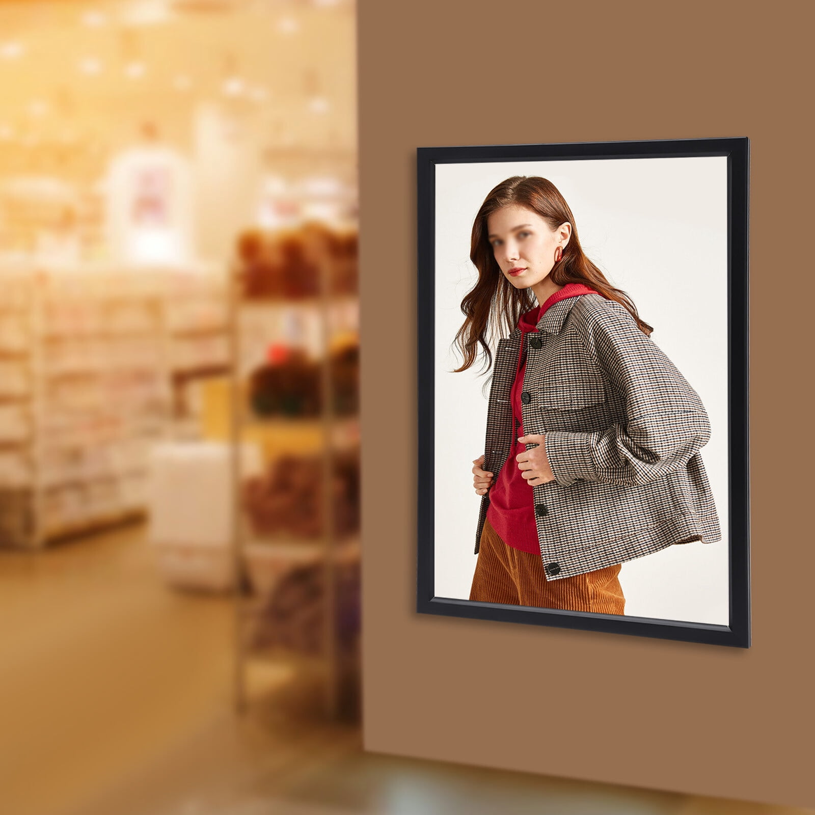 LED Light Box Movie Poster Display 24"x36" Advertising Frame Store Wall ...