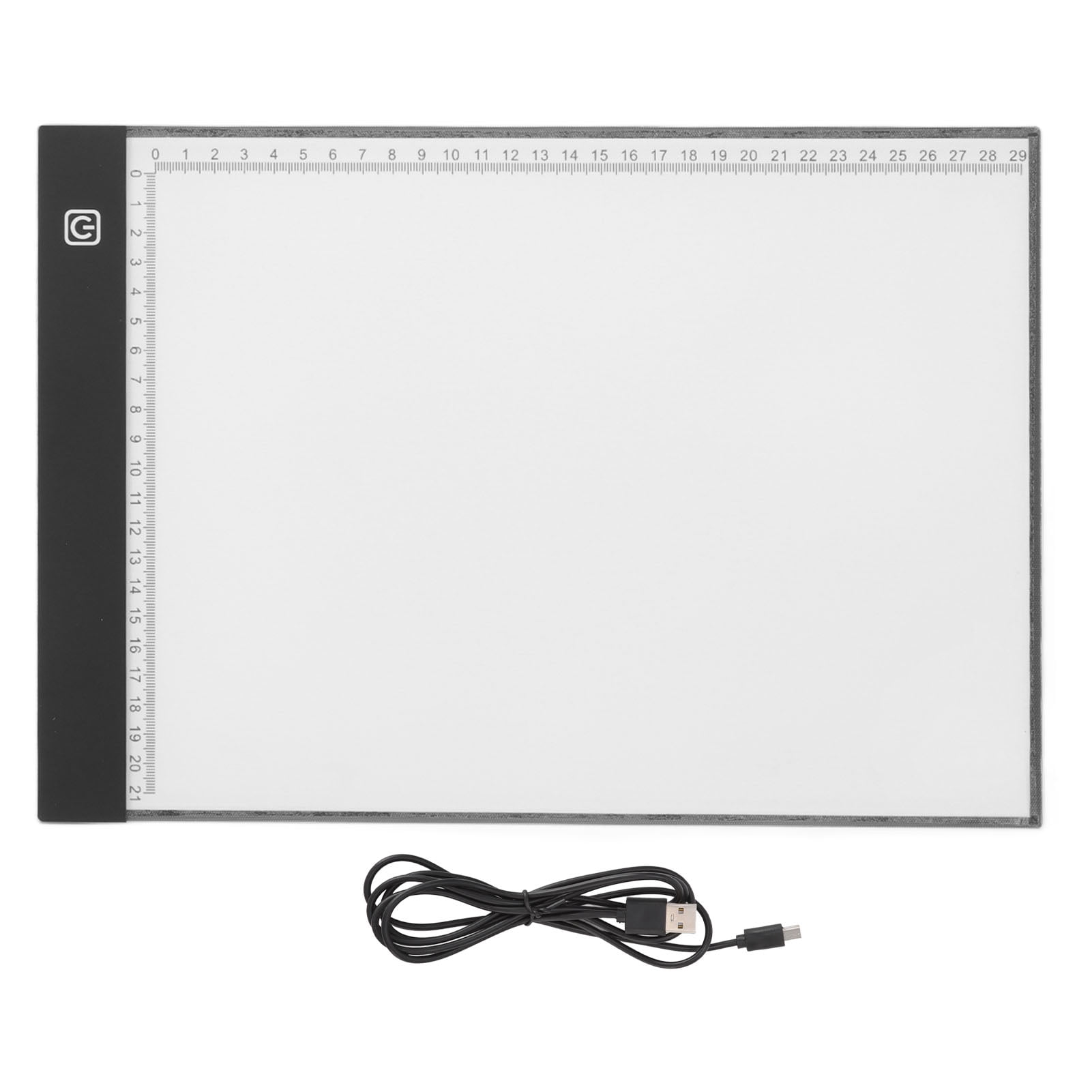 LED Light Box Tracer with Scale A4 Soft White Light Efficient Light ...