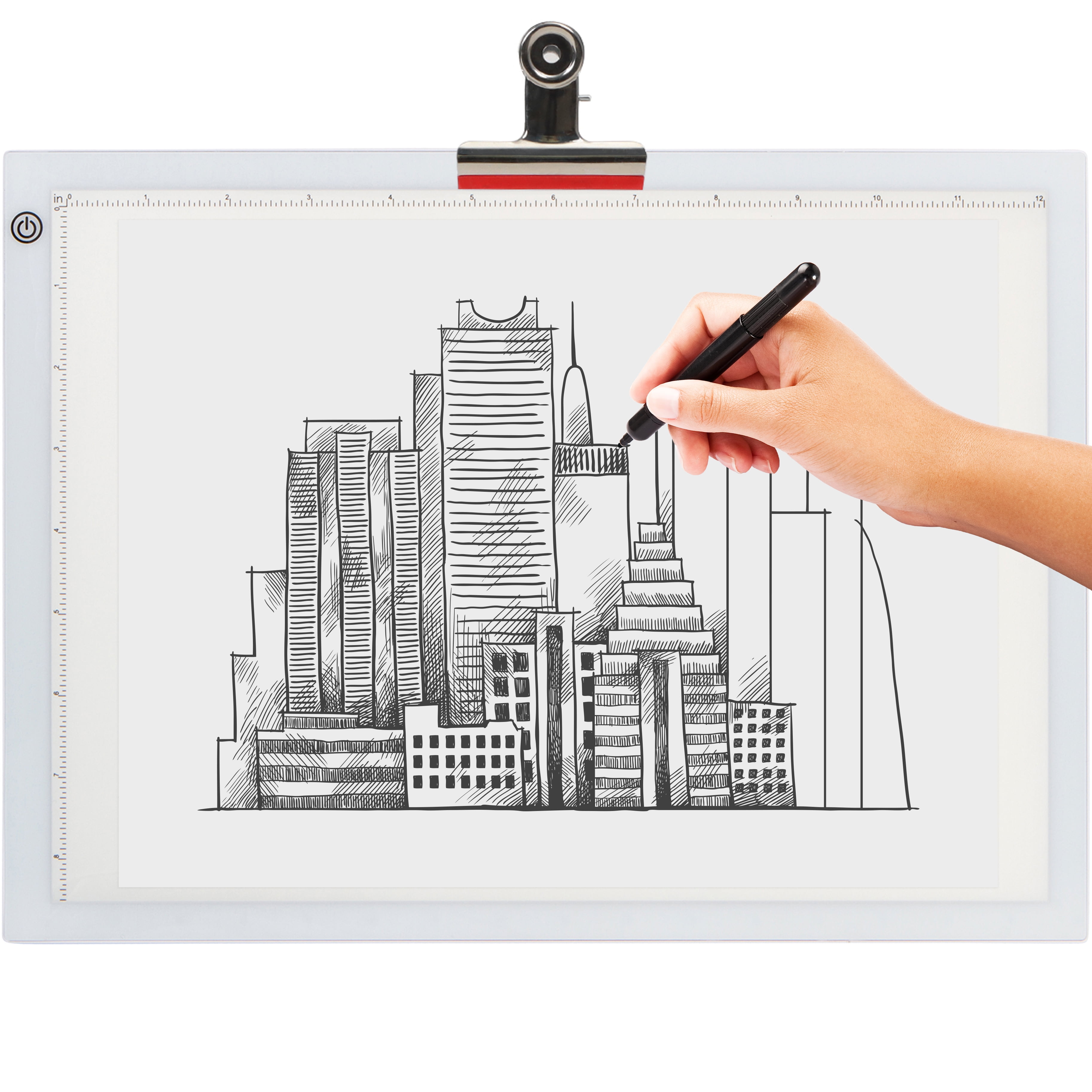 LED Tracing Light Box, Ultra-Thin Light Pad with Adjustable Brightness ...