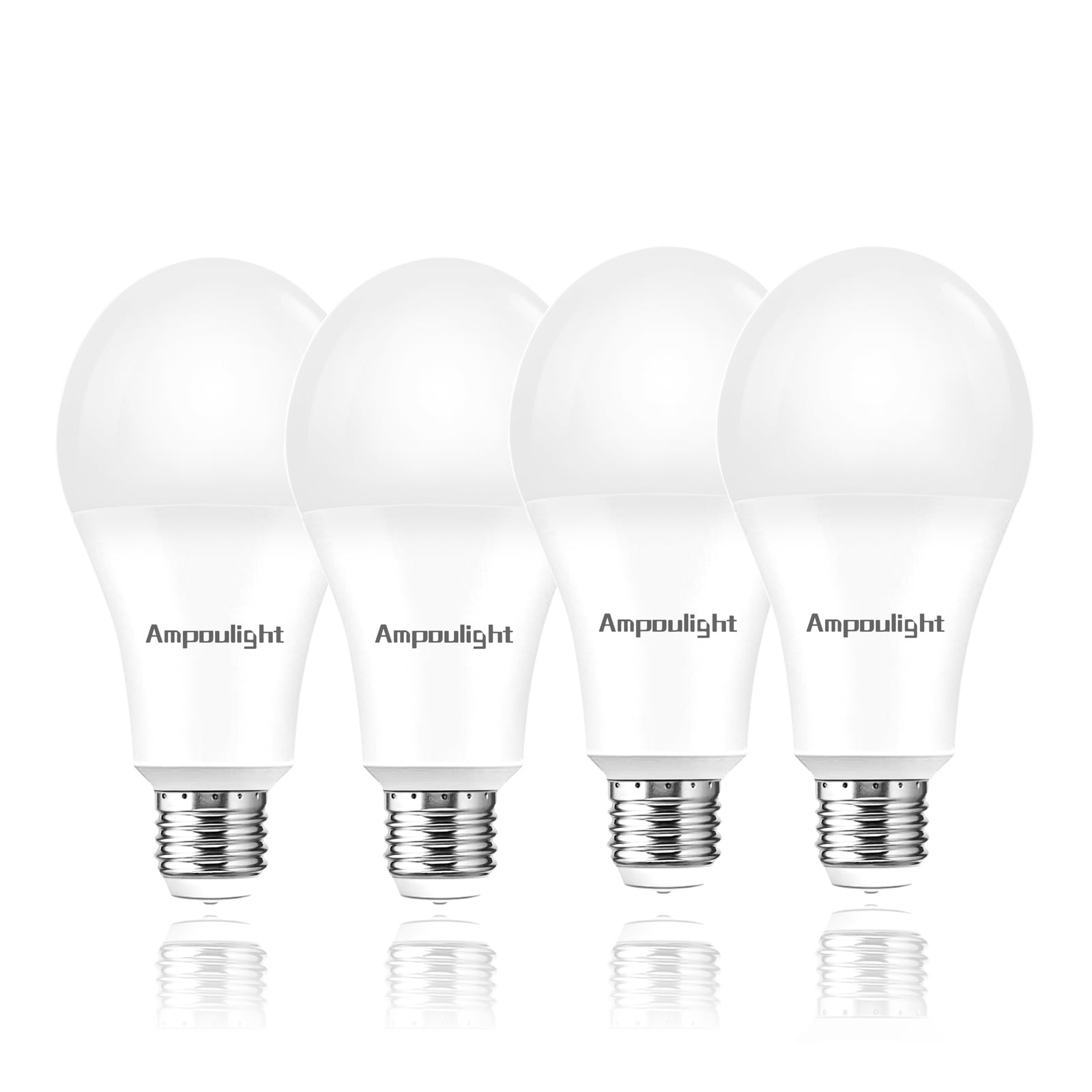 LED Light Bulb 150-200W Equivalent, A21 4000K Natural White Super ...