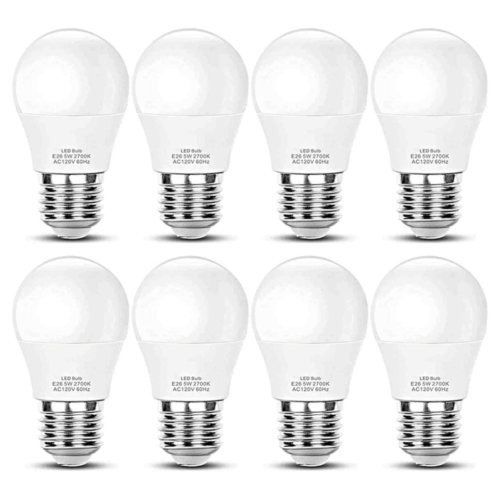 LED Light Bulb, 5W (40W Equivalent) A15 2700K E26 Medium Base, No-Heat ...