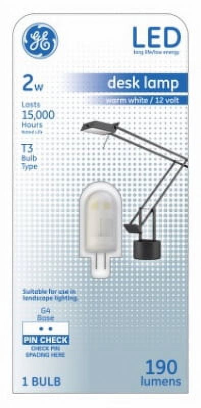 LED Light Bulb, T3, Frosted, G4 Base, 2-Watts - Walmart.com