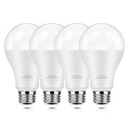 Merkury Smart LED Bulb - 9W (60W Eqv) RGBW Dimmable A19 Light, E26 Base ...