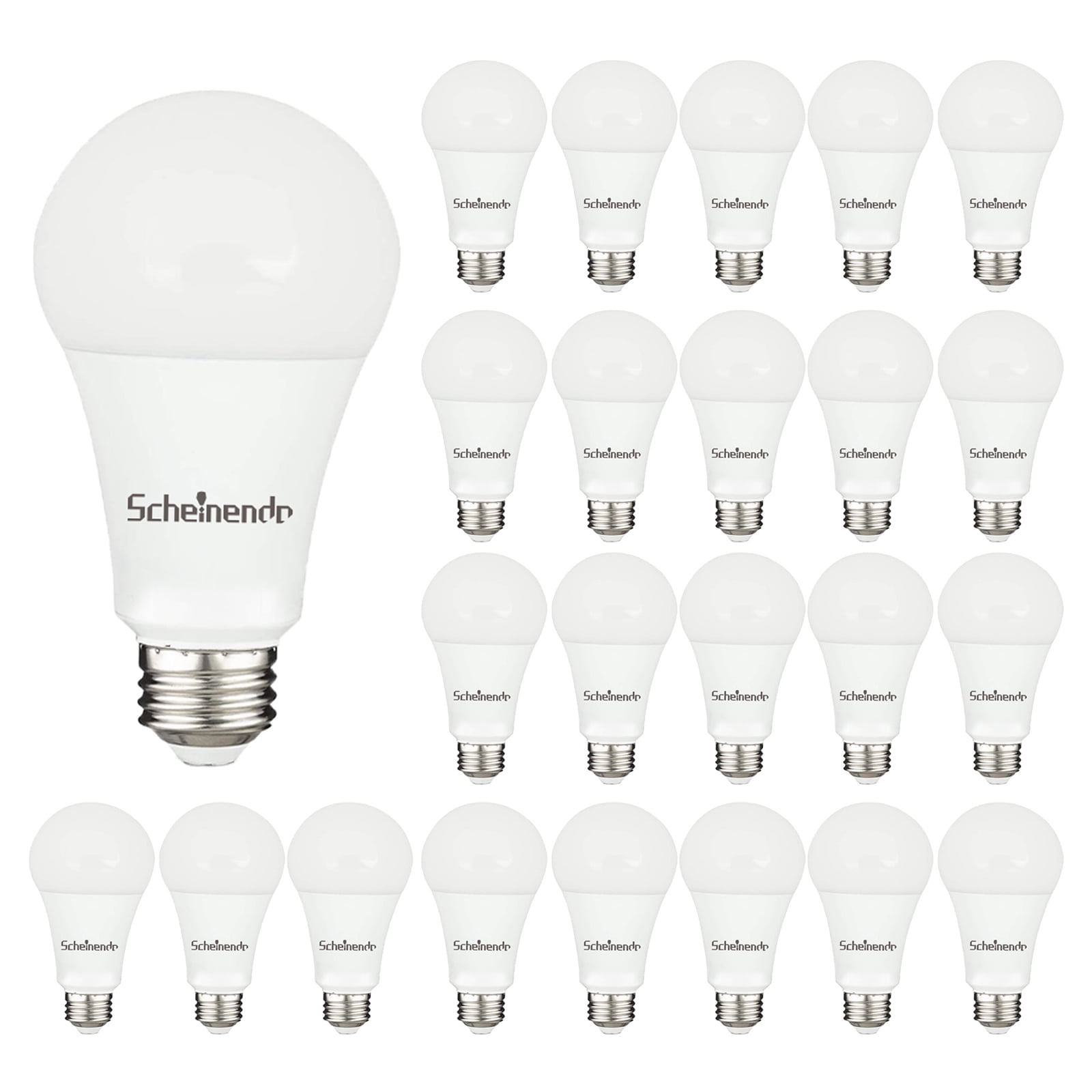 Scheinenda LED Light Bulbs 60W Equivalent 9W 800 Lumens Soft White ...