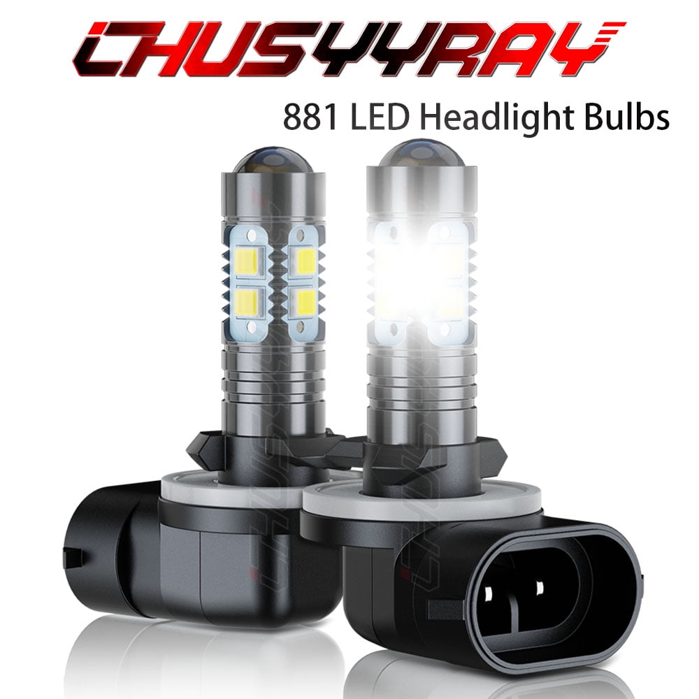 LED Light Bulbs 6000K White 2Pcs - for Club Car Precedent cart DS 1999 ...