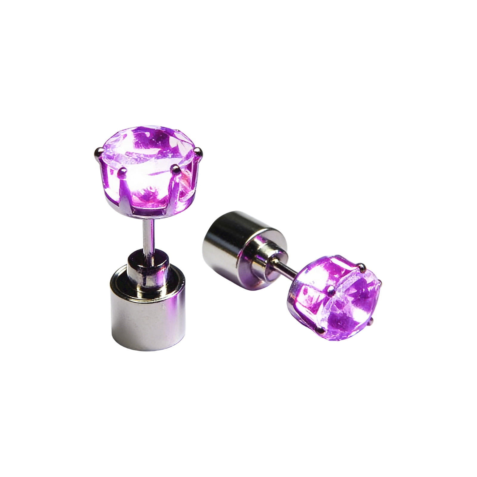 LED Light Up Earrings, LED Studs Earrings Party Flashing Blinking ...