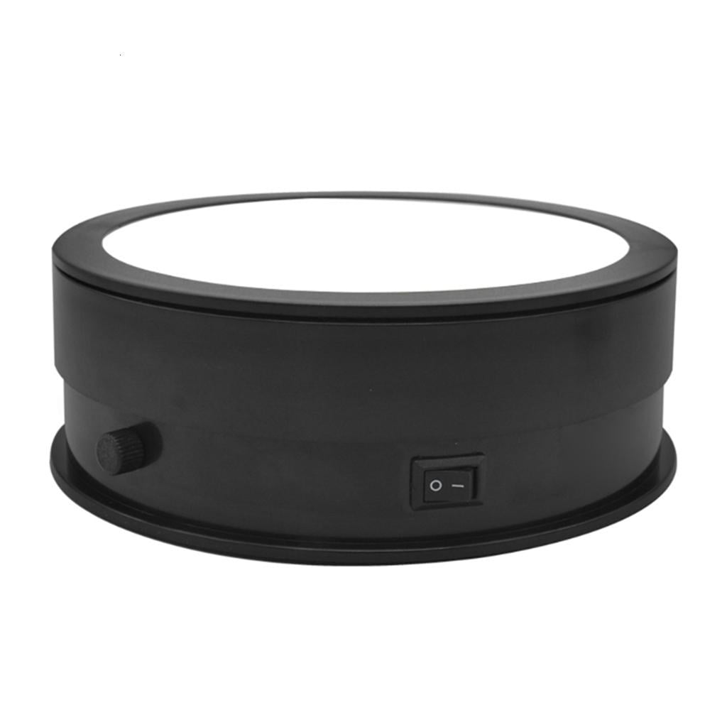 LED Light Electric Rotating Display Stand Turntable Automatic Spinning ...
