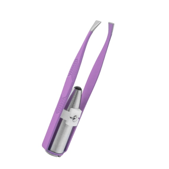 LED Light Eyebrow Tweezers with Illumination for Precision Hair Removal ...