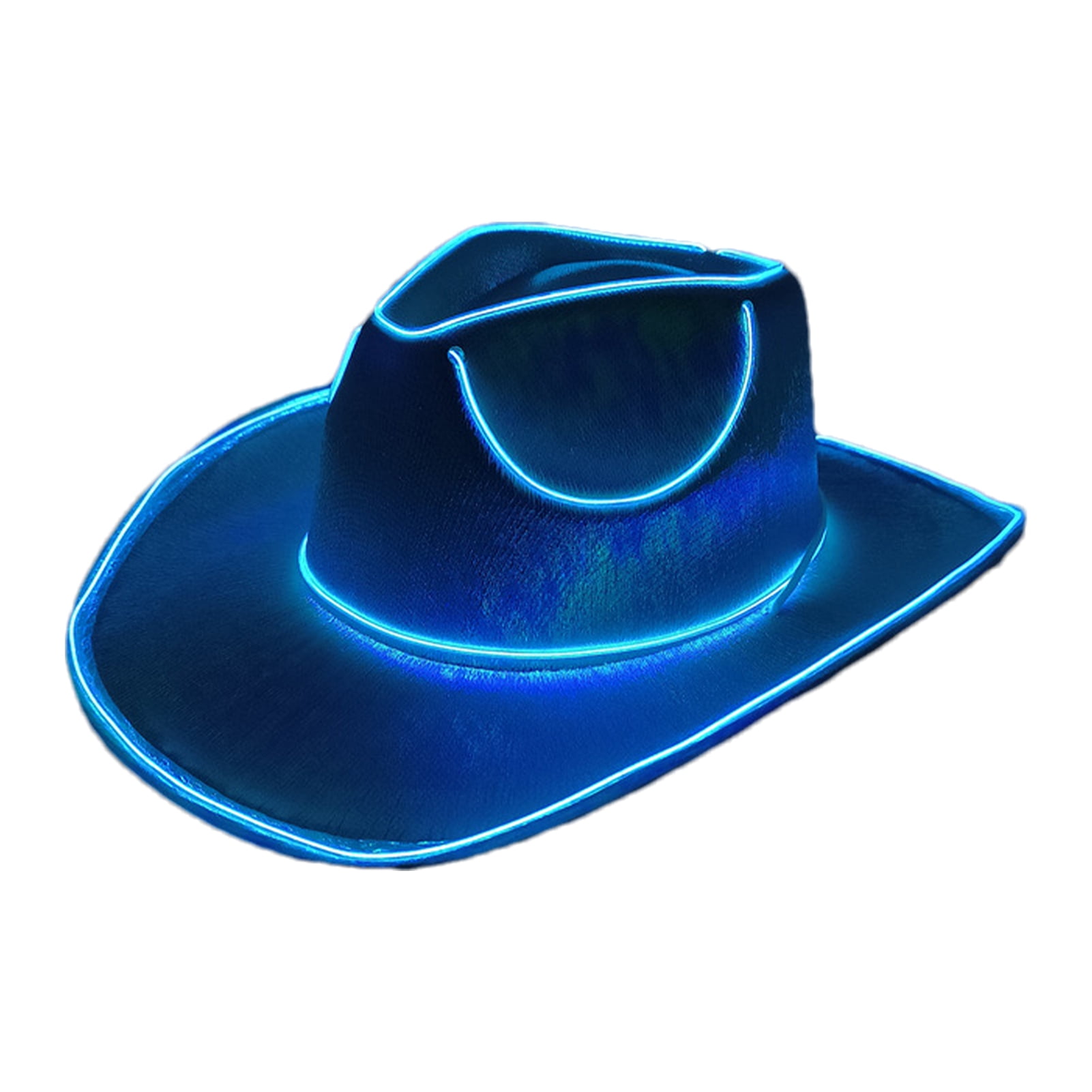 LED Light up Hat, Party Headwear Cowboy Hat, LED Hat Glow in The Dark ...