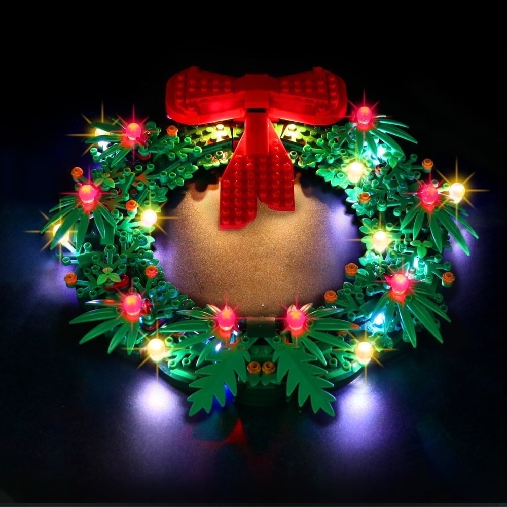 LED Light Kit for Legos 40426 Christmas wreath Artificial Flower ...