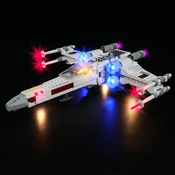 LED Light Kit for Legos 75301 X-wing fighter jet Building Set, Remote ...
