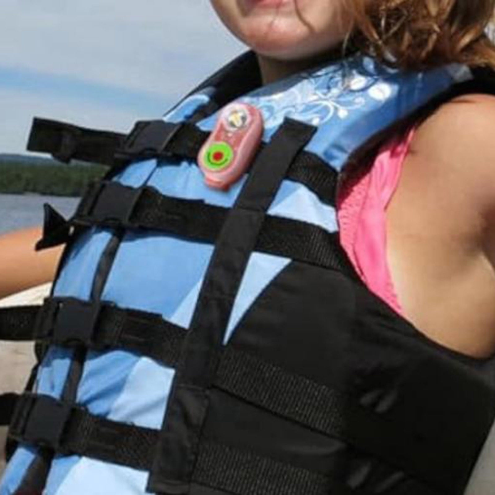LED Light Life Vest for Emergency Sea Fishing Gear Jacket Foldable ...