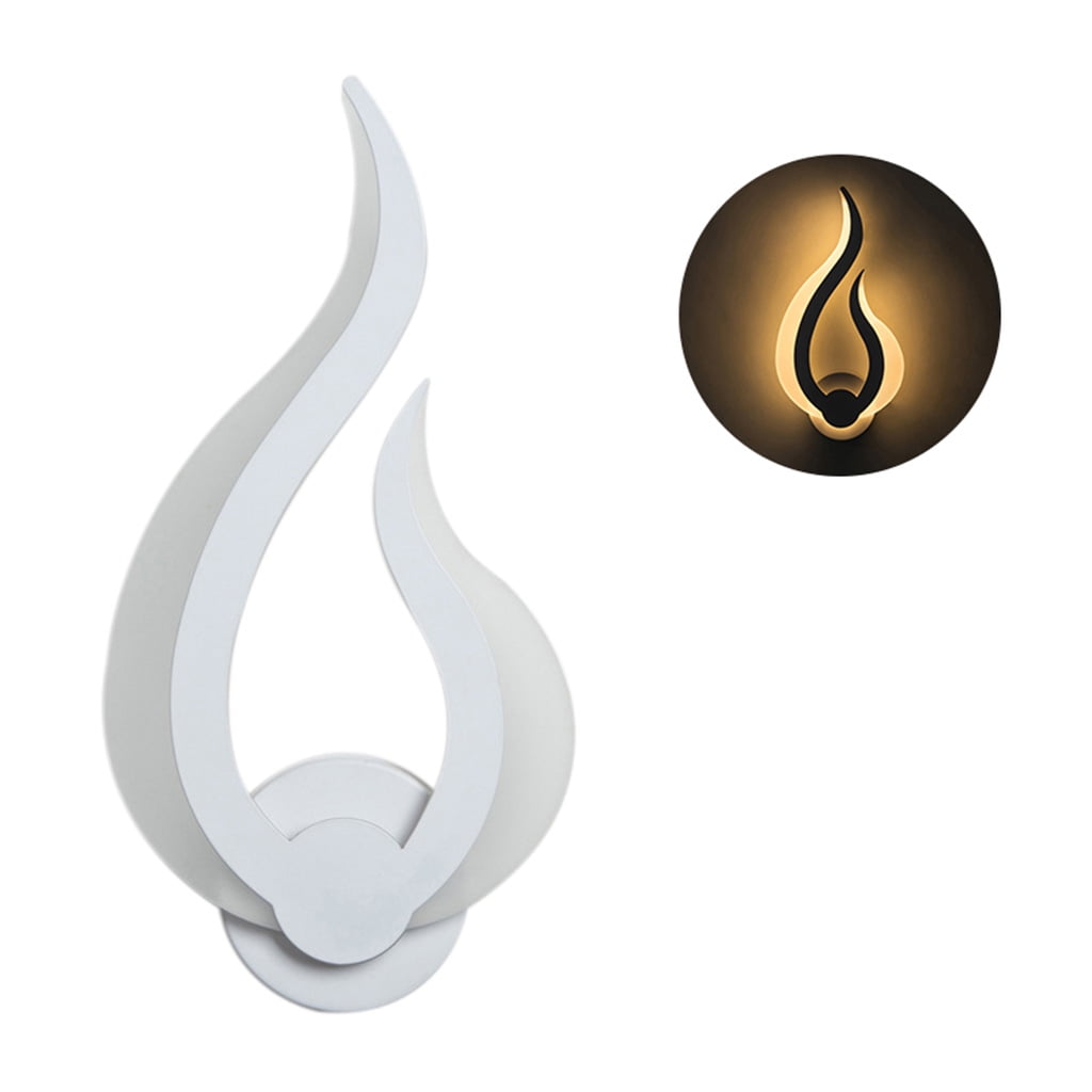 LED Light Modern Wall Lamp Acrylic Sconce 10W AC90-260V Flame Shape ...