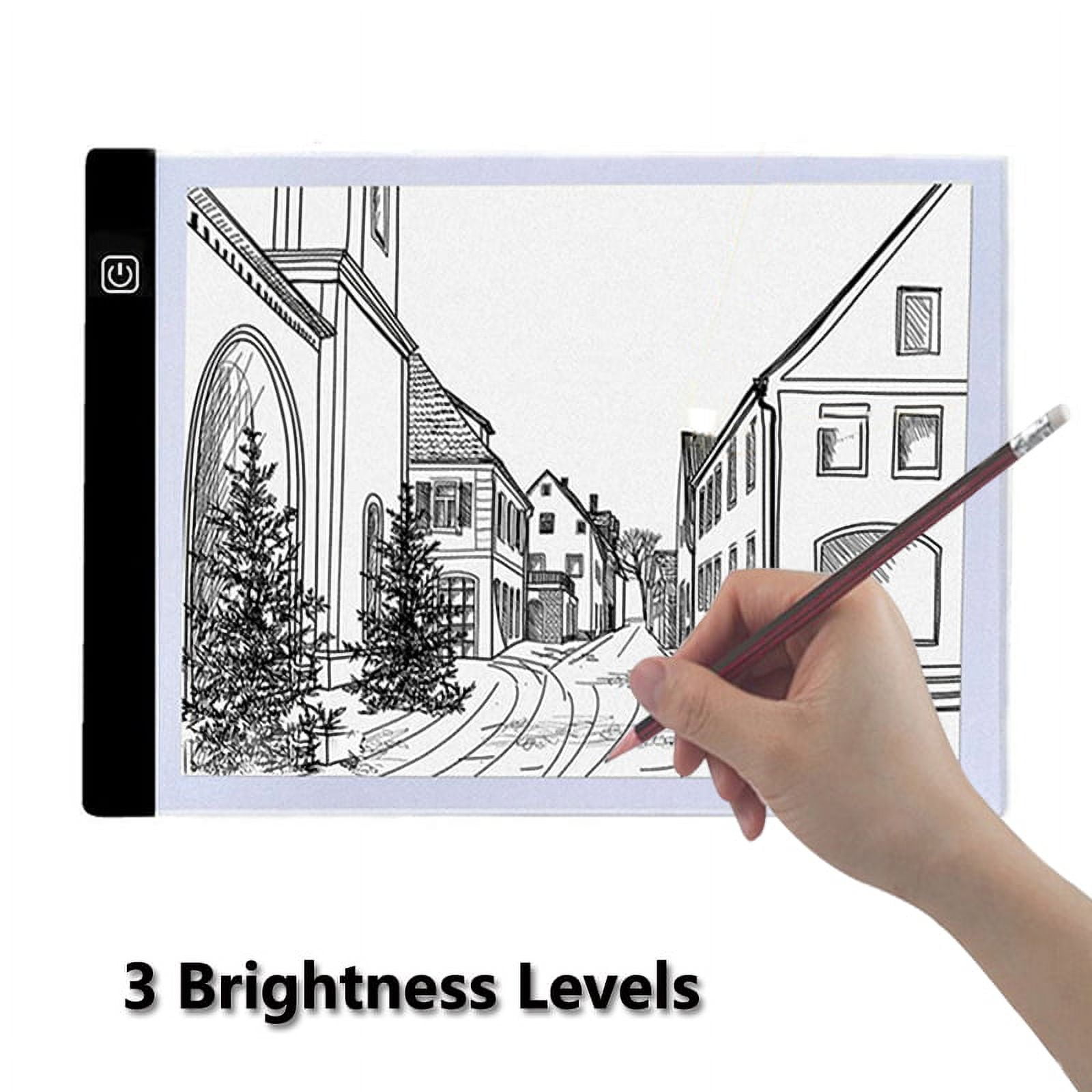 LED Light Pad A4 LED Slim Art Craft Drawing Tracing Tattoo Light Box ...