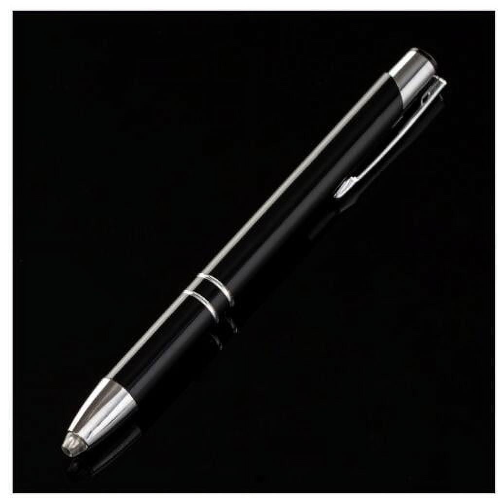 LED Light Pen Metal Ballpoint Pen Lighted Tip Pen LED Flashlight Pen ...