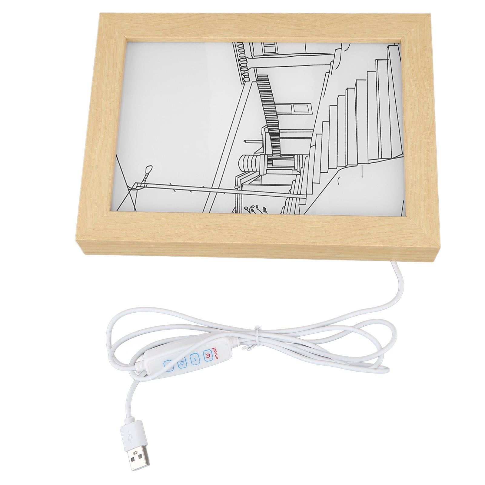 LED Light Picture 3 Modes Modern Stylish Light Up Painting for Bedroom ...
