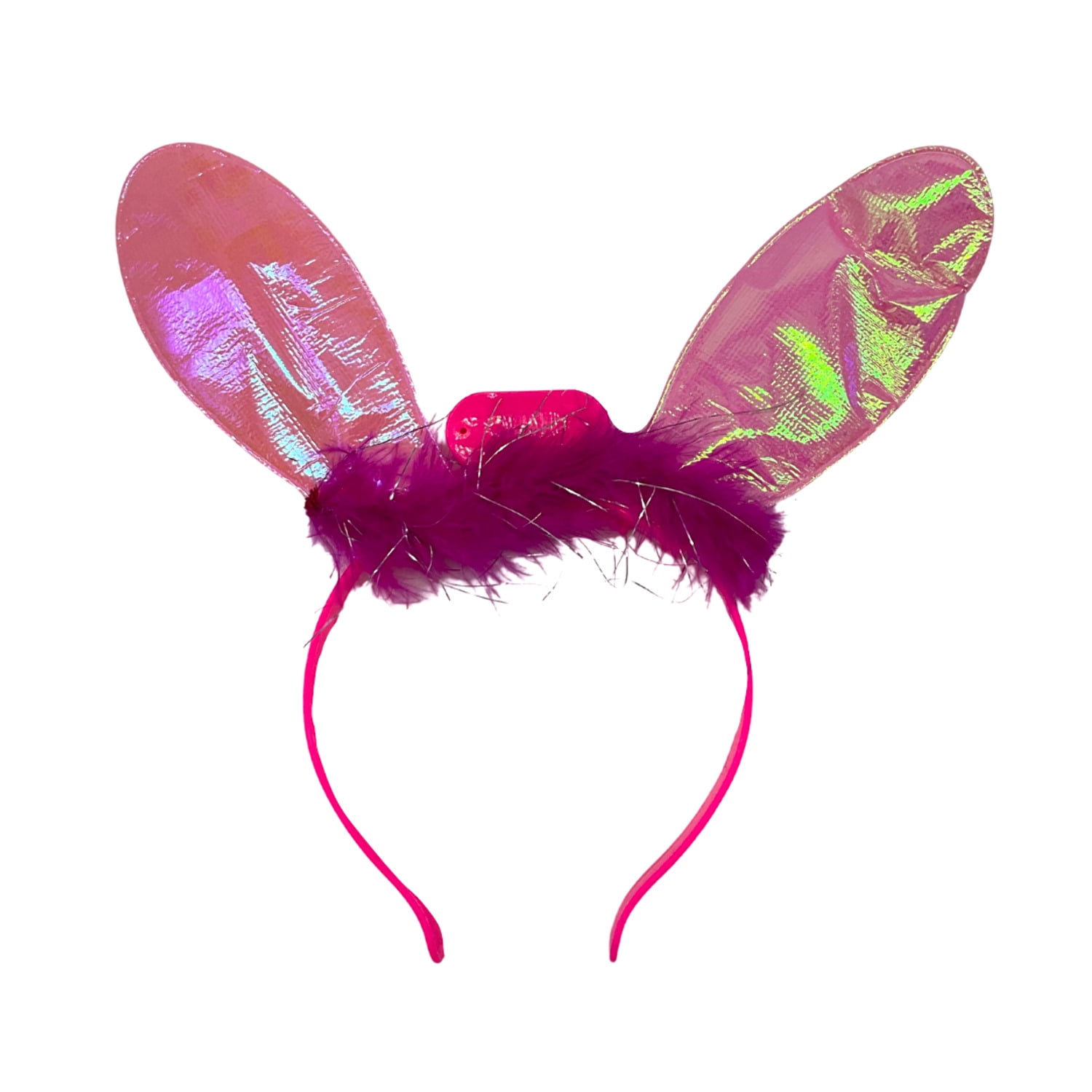 LED Light Pink Bunny Ears (Each) - Walmart.com