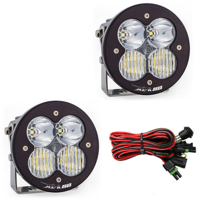 Baja Designs XL R 80 Series Driving Combo Pattern Pair LED Light Pods ...