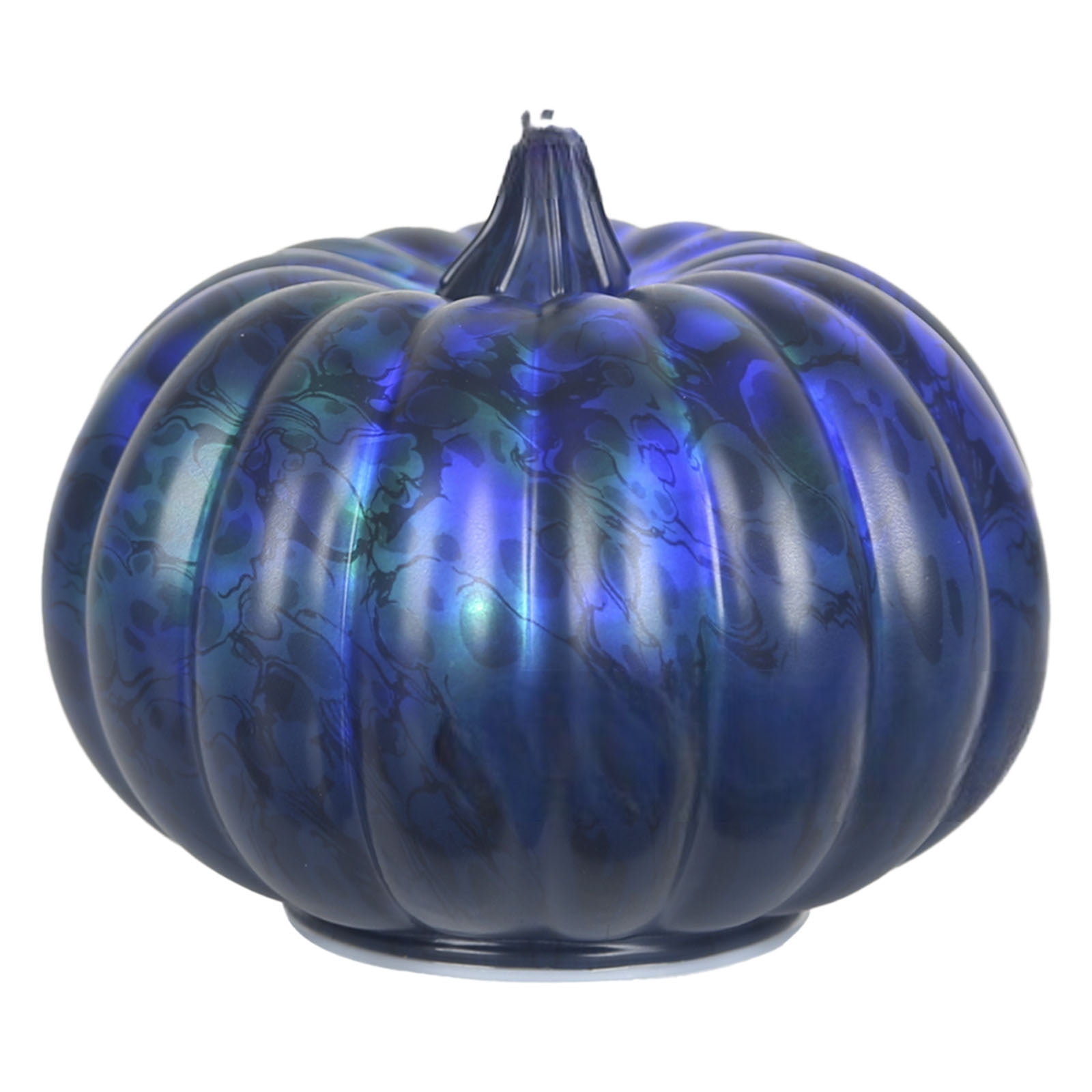 LED Light Pumpkins Timer Lighted Sparkling Starry Night Glass Pumpkins ...