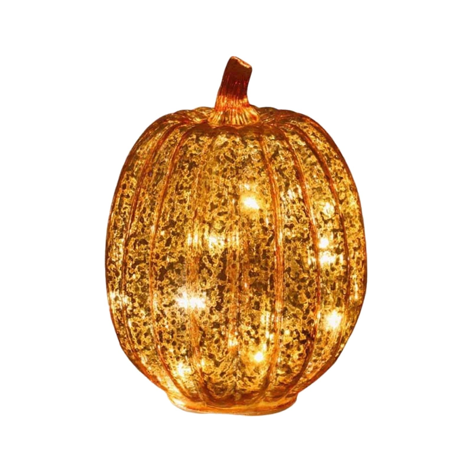 LED Light Pumpkins Timer Lighted Sparkling Starry Night Glass Pumpkins ...