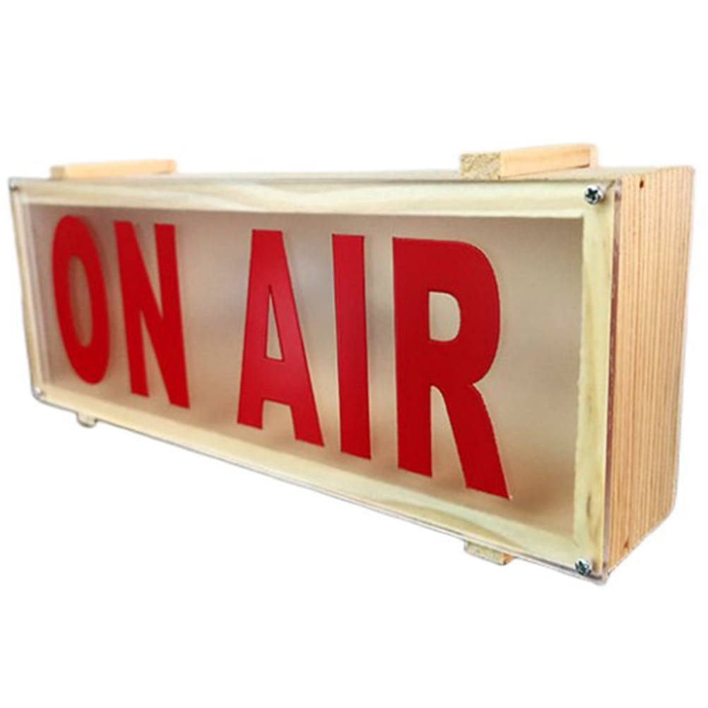 LED Wall Lights Decor Office Sign Light Box Recording Warning Cafe ...