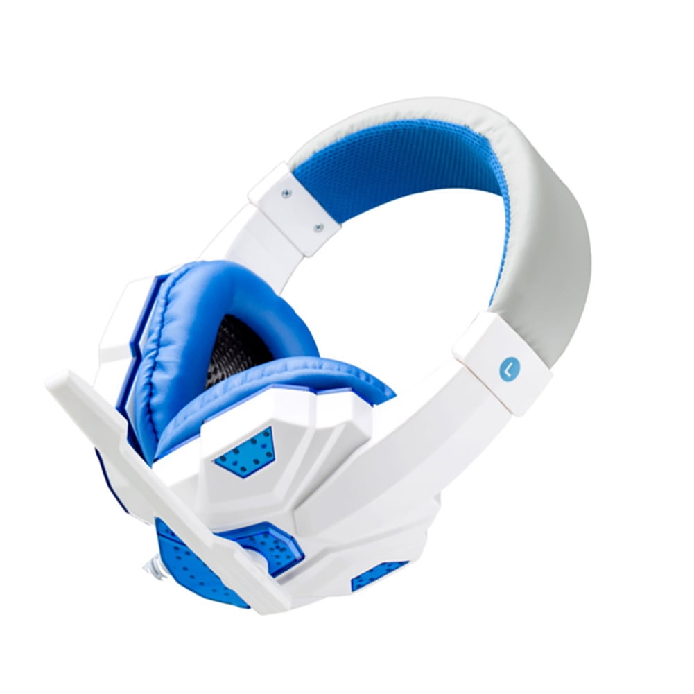 LED Light Soft Ear Muff Adjustable Over-ear PC Notebook Gaming Wired ...