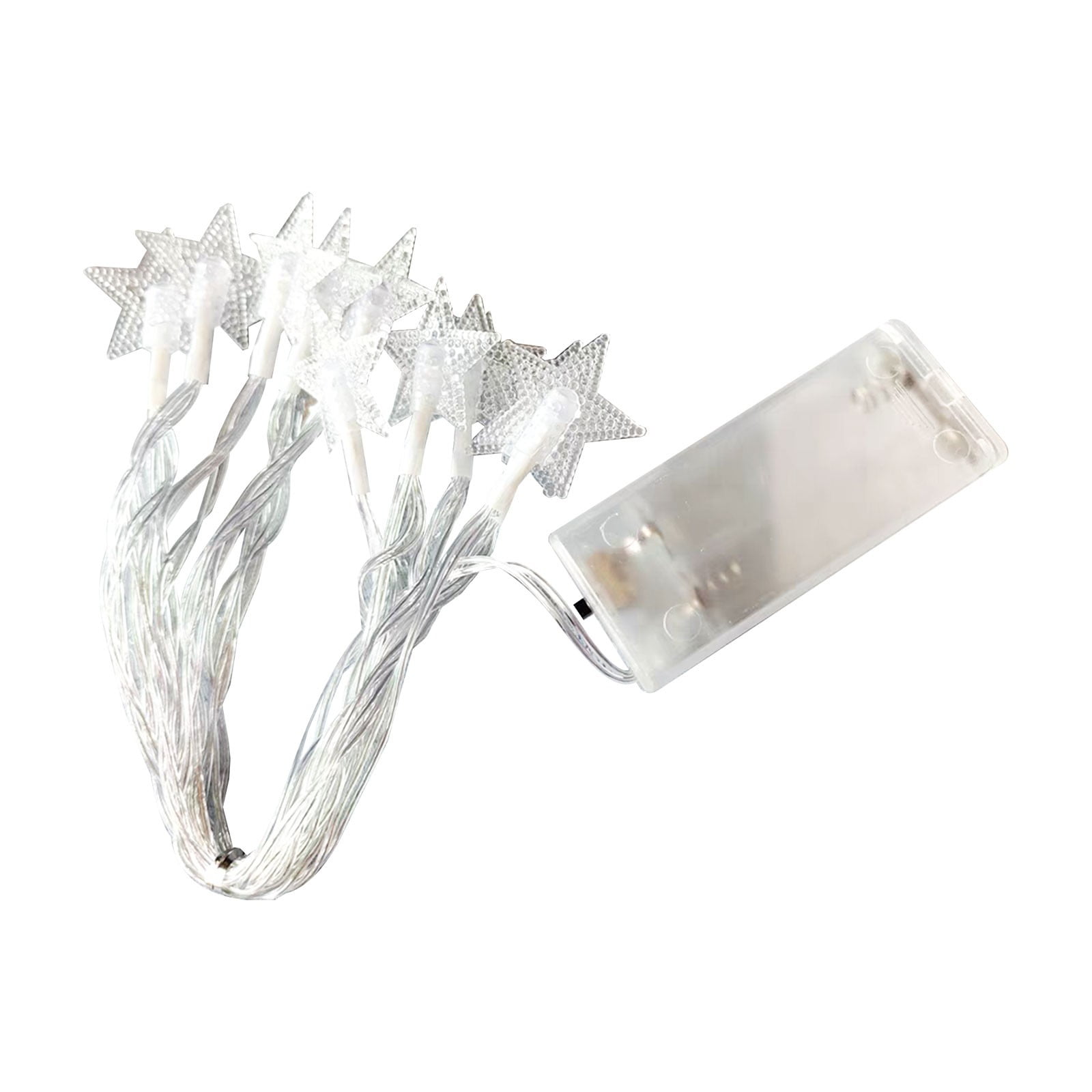 Star LED String Lights - Battery Powered, Warm White, for Bedroom ...