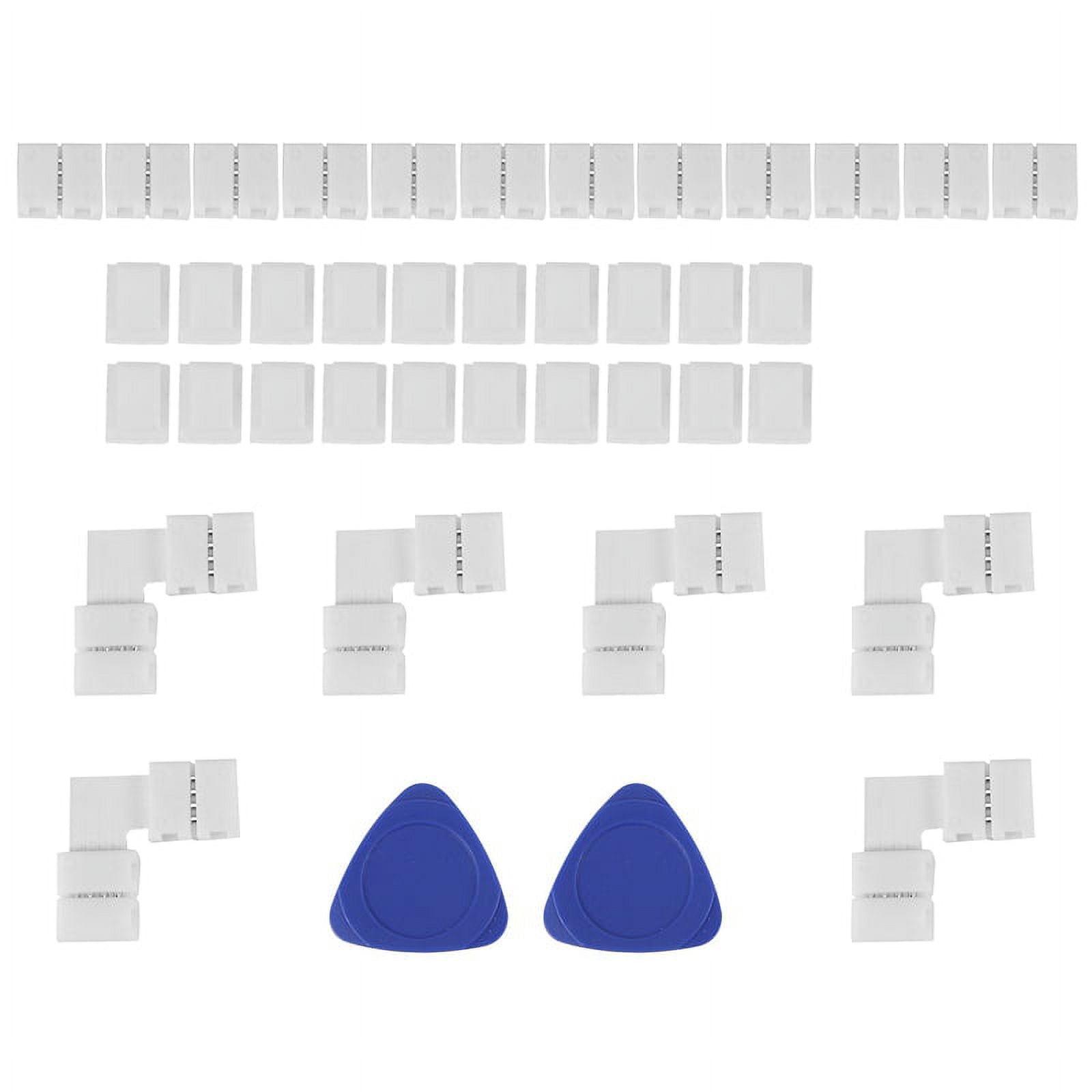 LED Light Strip Connectors 4 Pin RGB LED Lights Connectors,Gapless ...