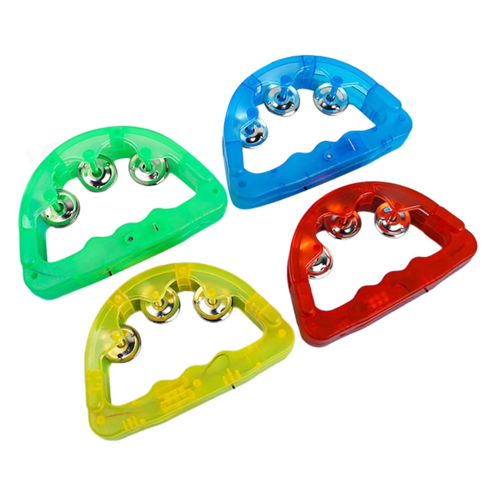 LED Light Up Tambourine Musical Instrument With Flashing Lights For ...