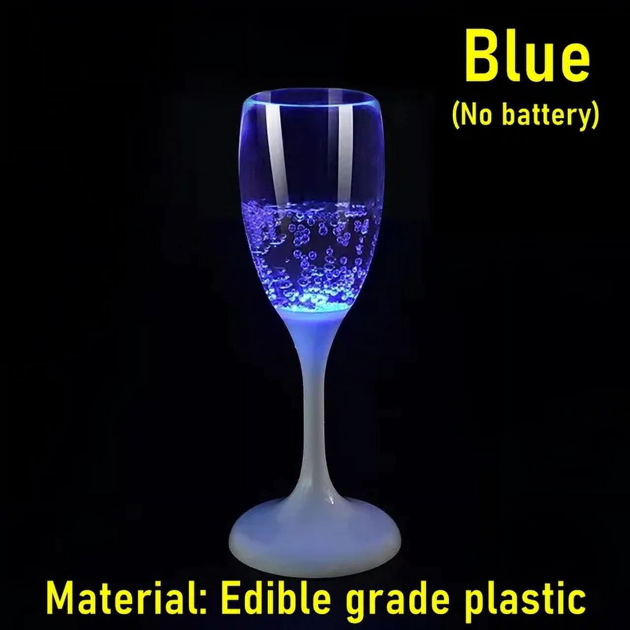 LED Light Up Cups Wine Champagne Flutes Party Favors Adults, Colored ...