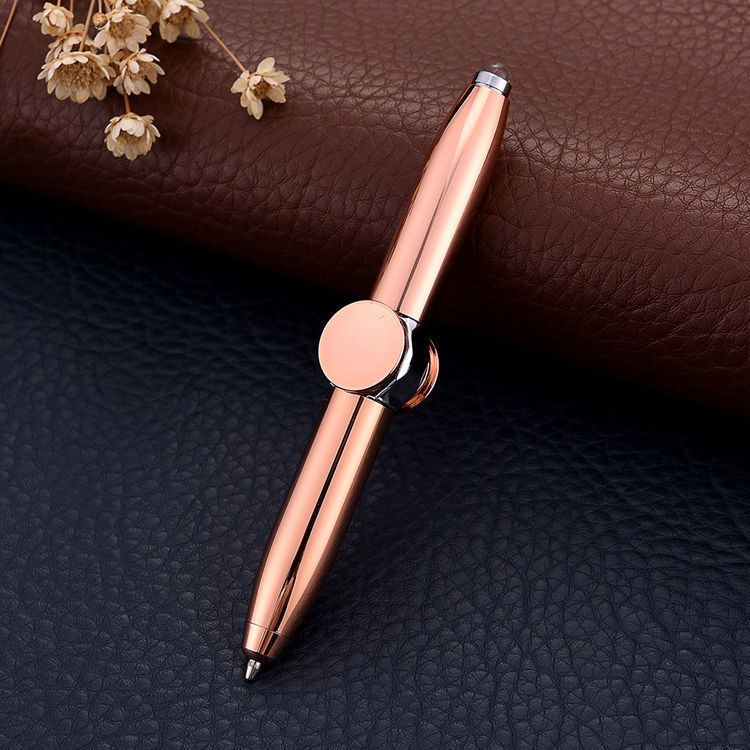 LED Light-Up Fidget Spinner Pen - Multi-Functional Stress Relief ...