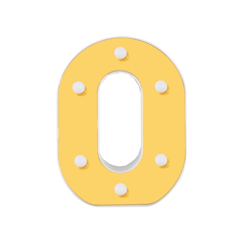 LED Light Up Numbers Letters, Decorative 26 Alphabet & Arabic Numerals ...