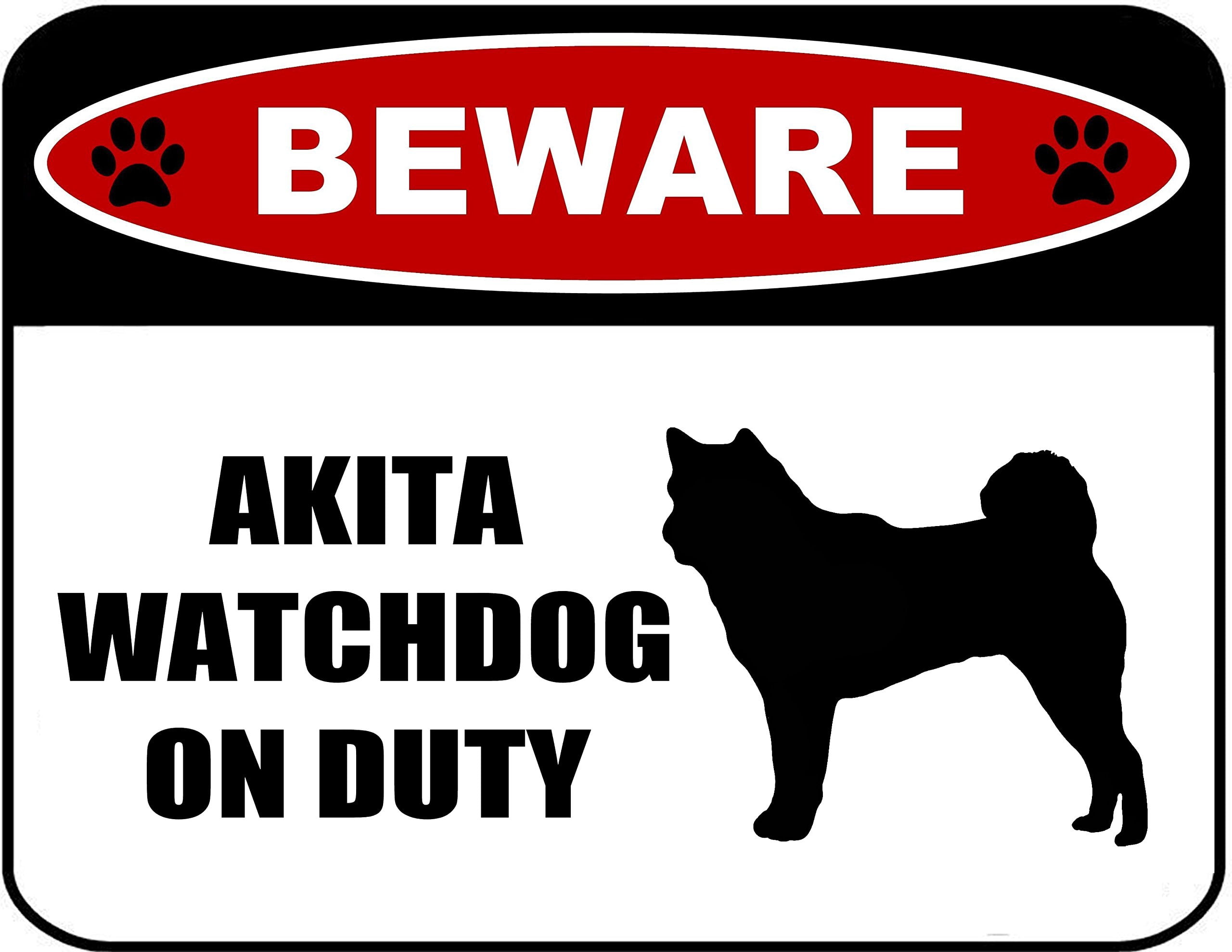 LED Light Up Red Flashing Blinking Attention Grabbing Laminated Dog ...