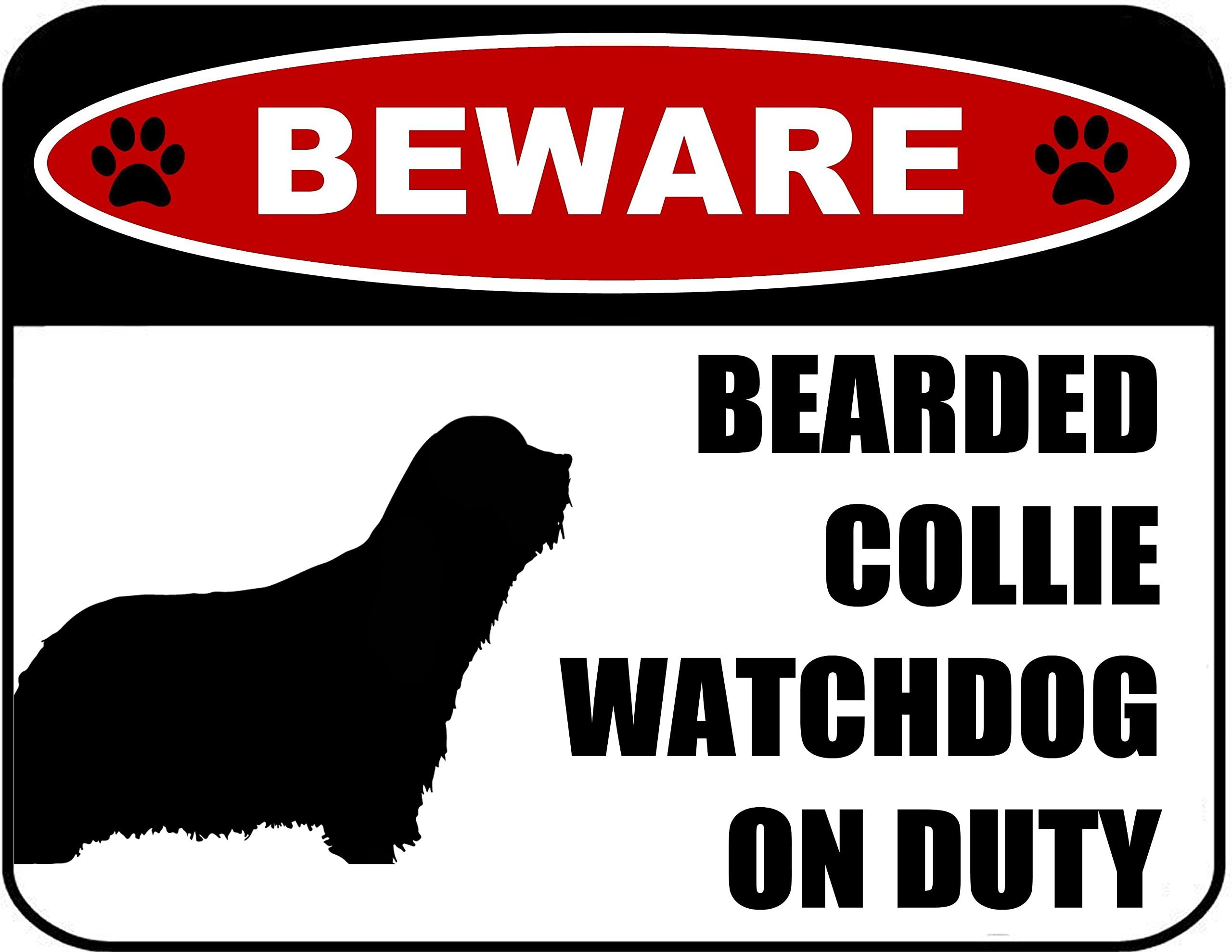 LED Light Up Red Flashing Blinking Attention Grabbing Laminated Dog ...