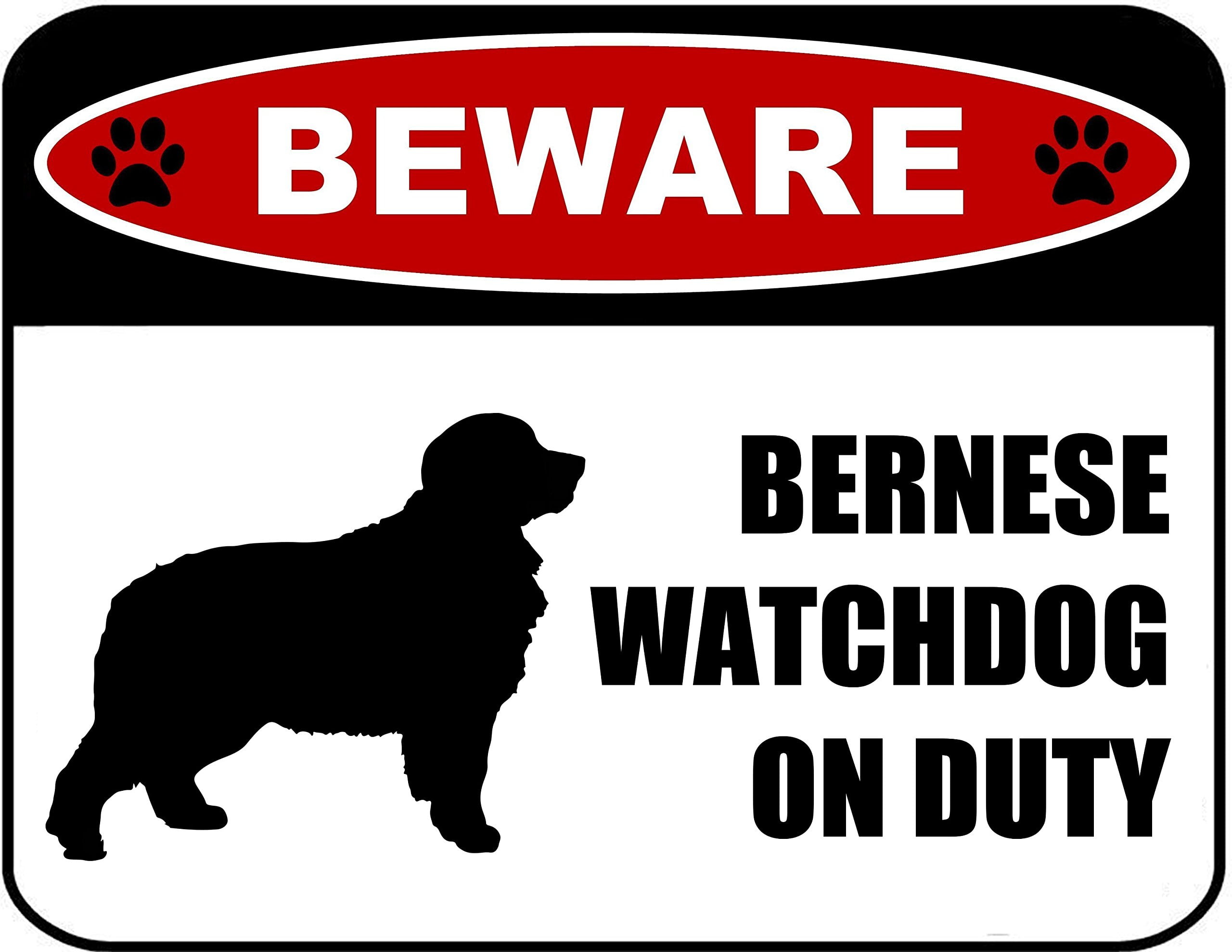 LED Light Up Red Flashing Blinking Attention Grabbing Laminated Dog ...