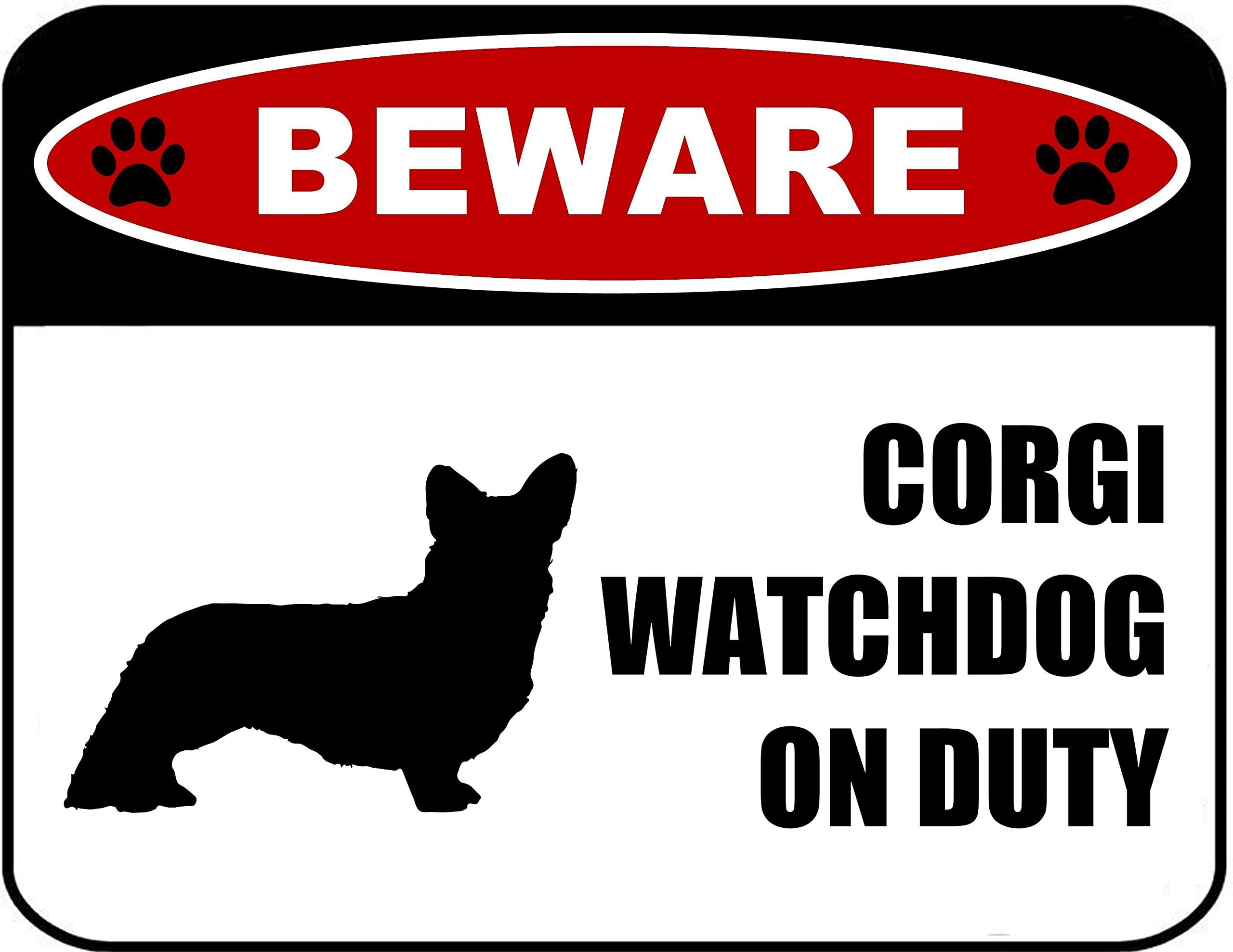 LED Light Up Red Flashing Blinking Attention Grabbing Laminated Dog ...