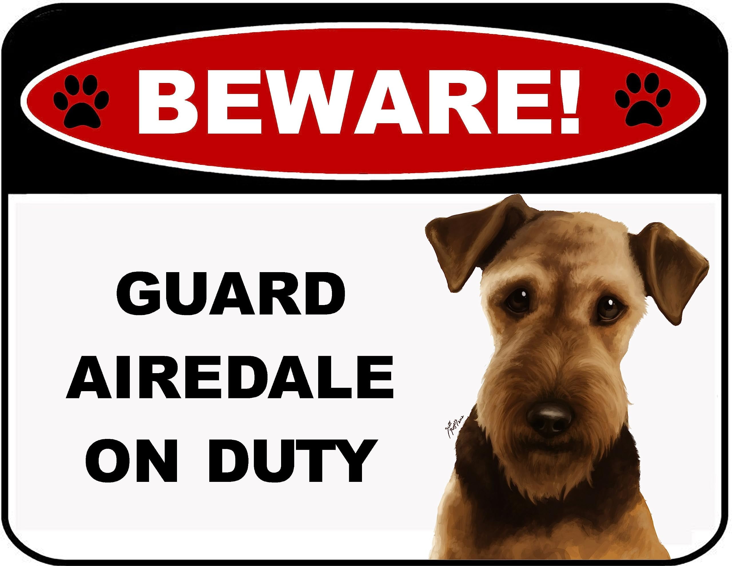 LED Light Up Red Flashing Blinking Attention Grabbing Laminated Dog ...