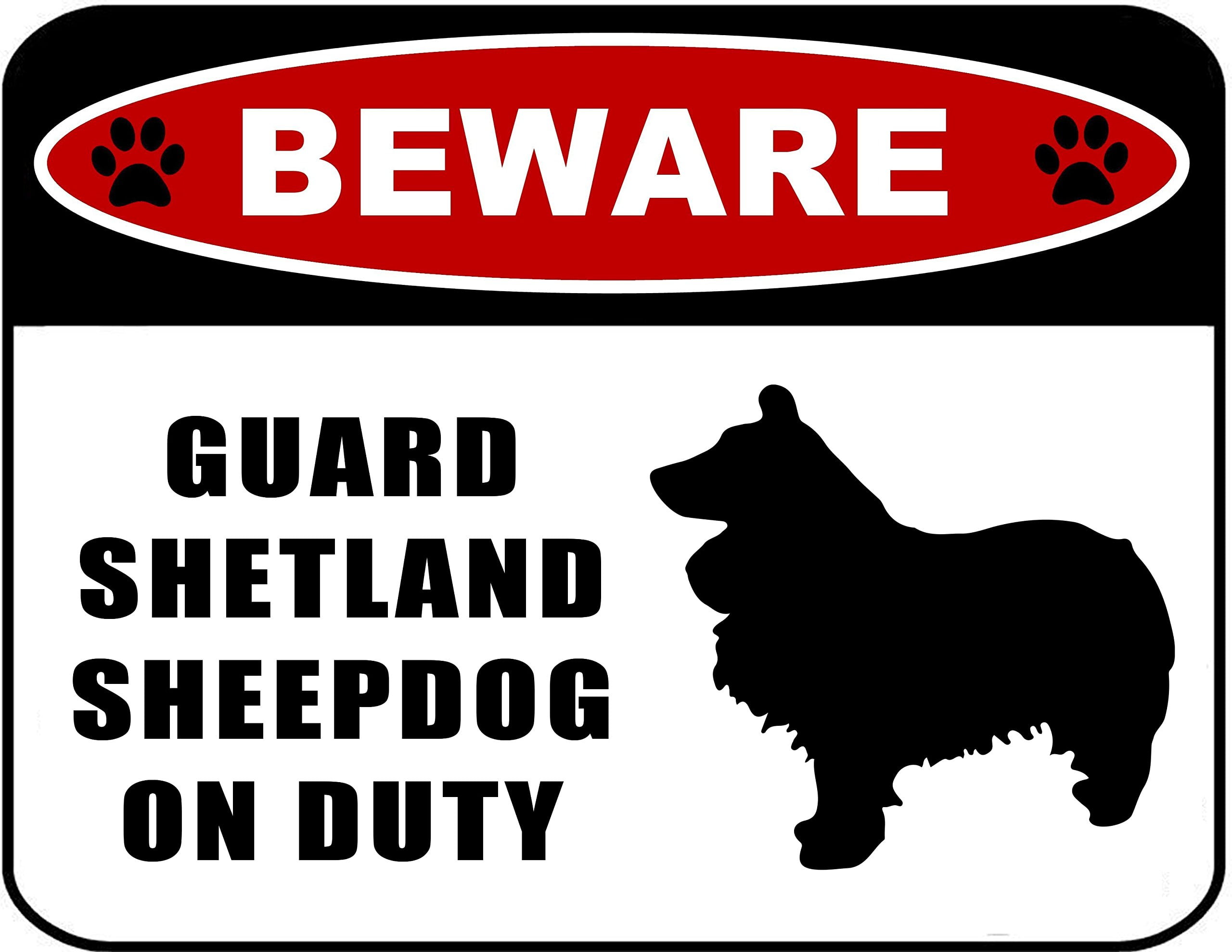 LED Light Up Red Flashing Blinking Attention Grabbing Laminated Dog ...
