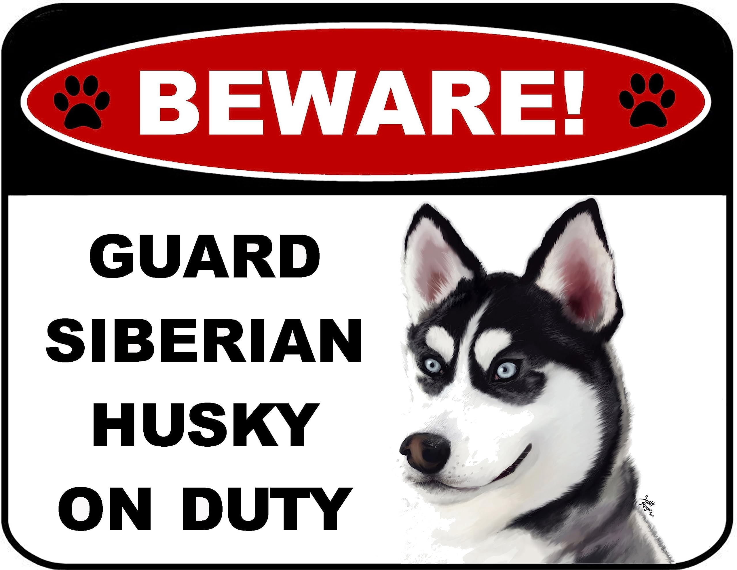 LED Light Up Red Flashing Blinking Attention Grabbing Laminated Dog ...