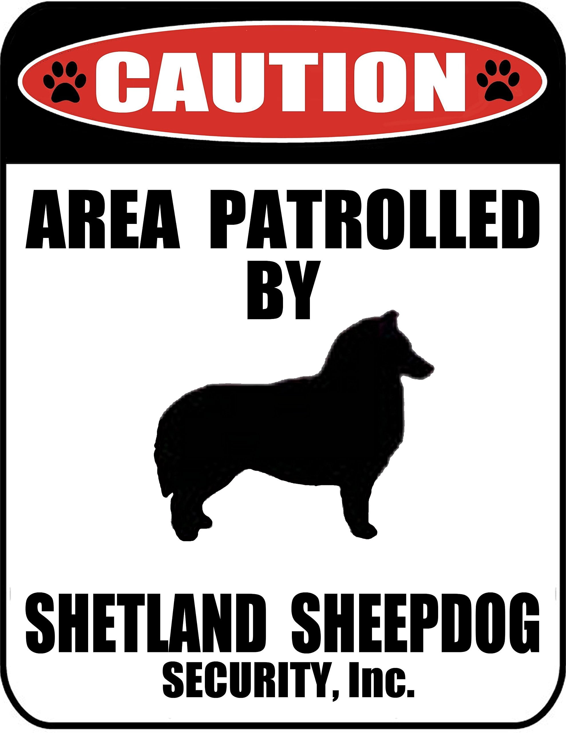 LED Light Up Red Flashing Blinking Attention Grabbing Laminated Dog ...