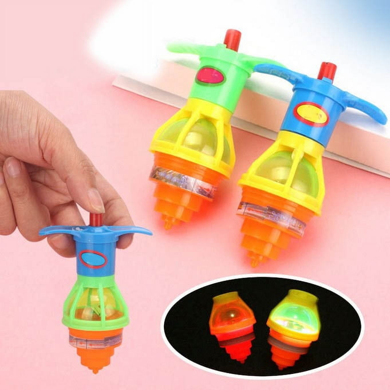 LED Light Up Spinning Tops with Gyroscope, LED Flashing Spinning Toys ...